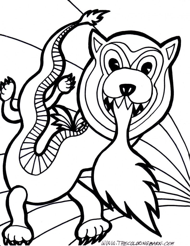 Dragon Coloring Page13 Coloring Page - The Coloring Barn